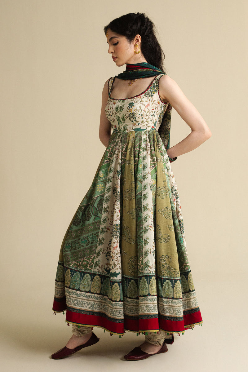 Zara Shahjahan | The Anarkali Collection in Pima Cotton
